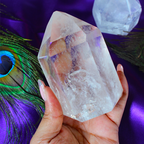 Clear Quartz Generator for Magnification + Clarity at Mythical Lotus